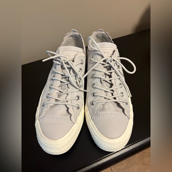 Converse | Shoes | Converse All Star Canvas Suede Scalloped Sneaker ...